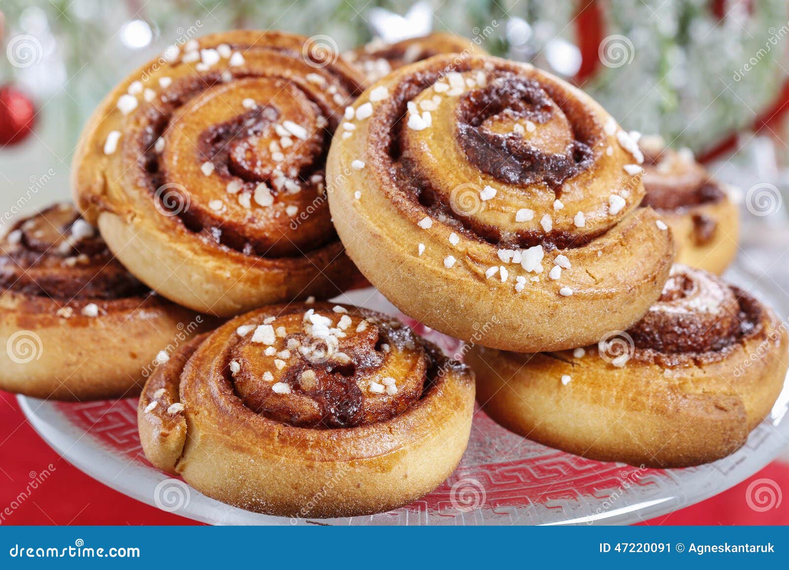 Kanelbulle - Swedish Cinnamon Rolls Stock Image - Image of roll ...