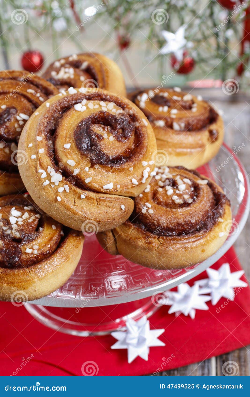 Kanelbulle - Swedish Cinnamon Rolls Stock Image - Image of cuisine ...