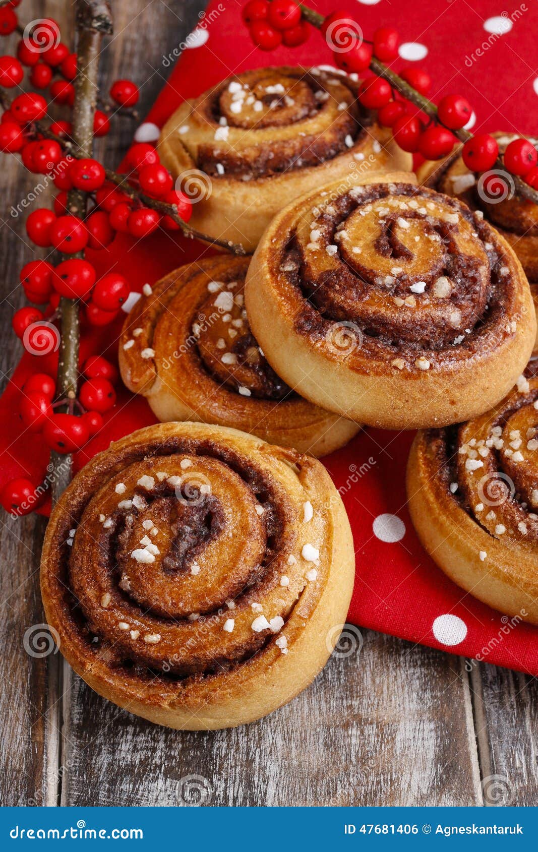 Kanelbulle - Swedish Cinnamon Rolls Stock Photo - Image of danish ...