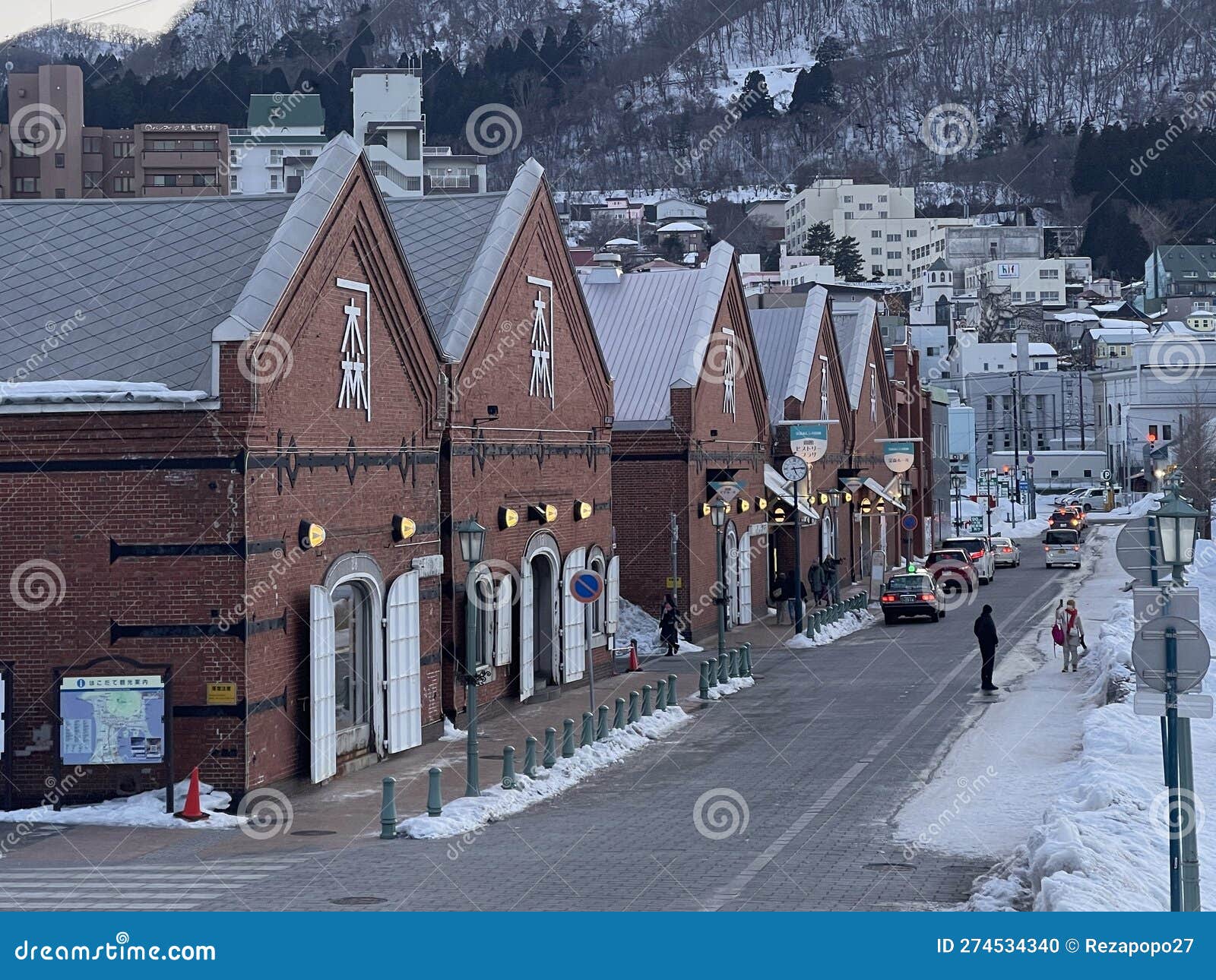 Kanemori Red Brick Warehouse in Hakodate, Japan Editorial Image - Image ...