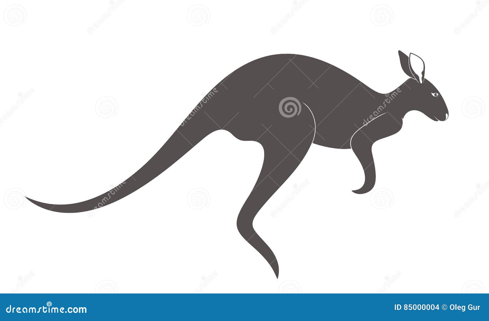 Kangaroo Animal Concept Icon Set And Modern Brand Identity Logo ...