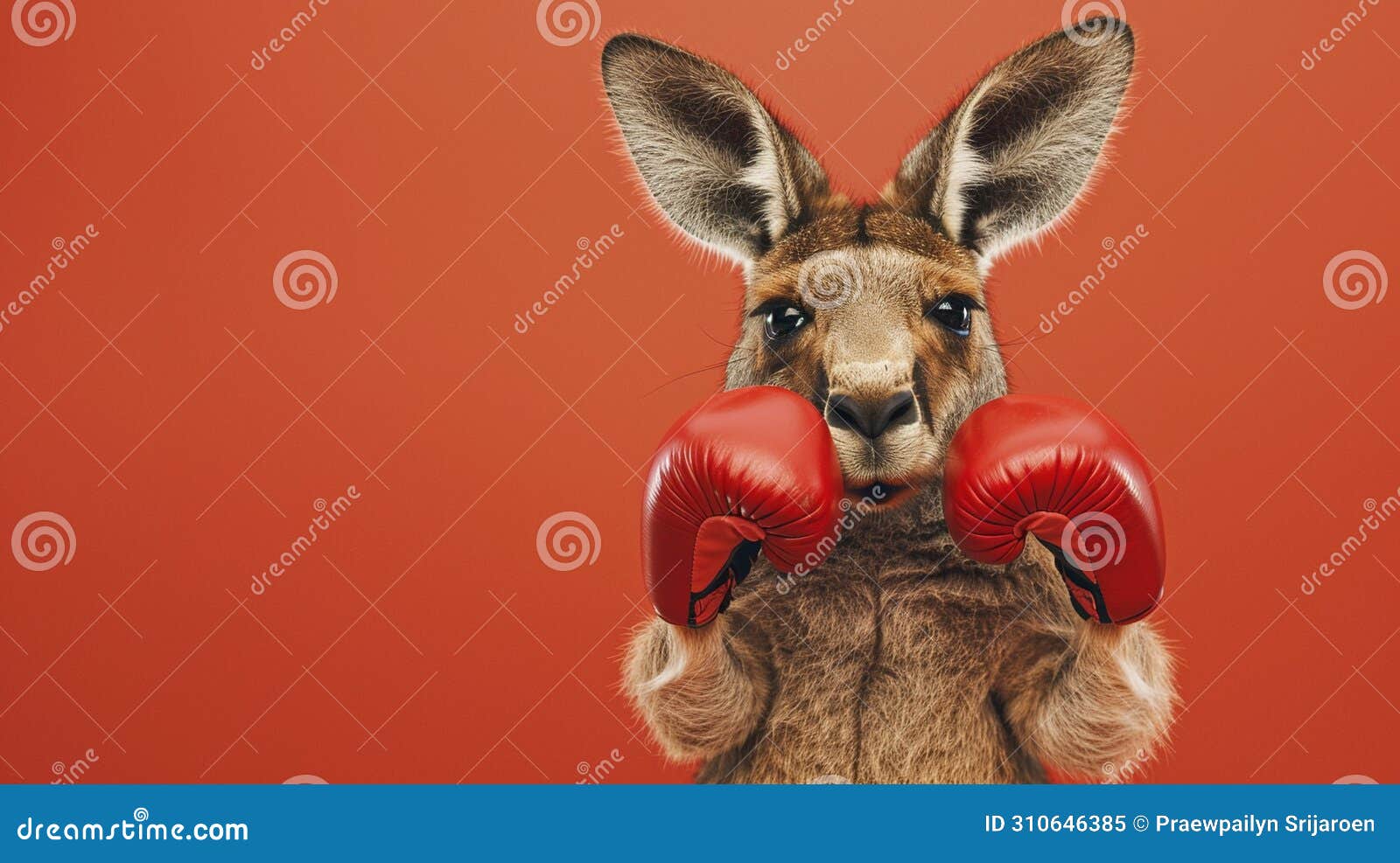 Kangaroo Boxing Creatively Animated Stock Illustration - Illustration ...