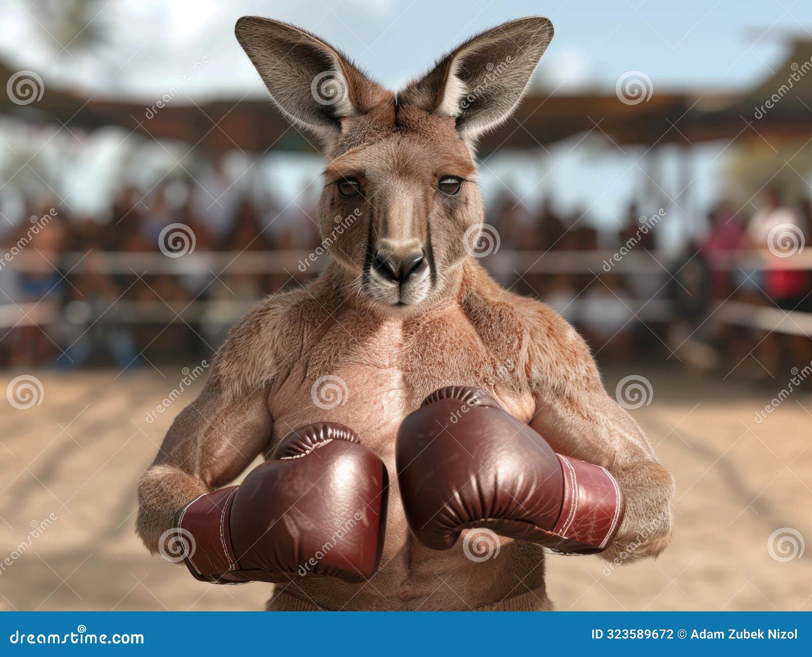 Kangaroo Boxing Cartoon | CartoonDealer.com #27650563