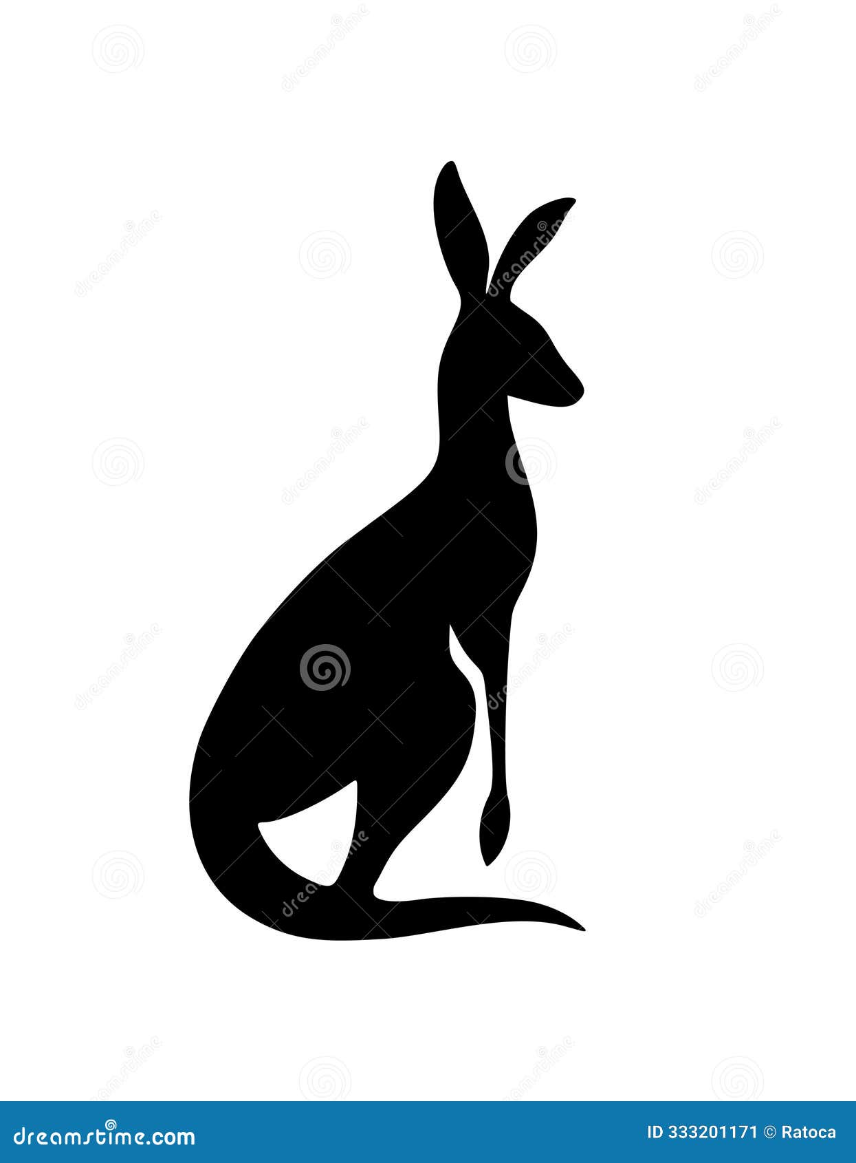 How To Draw Kangaroo, Step By Step Lesson For Kids Cartoon Vector ...
