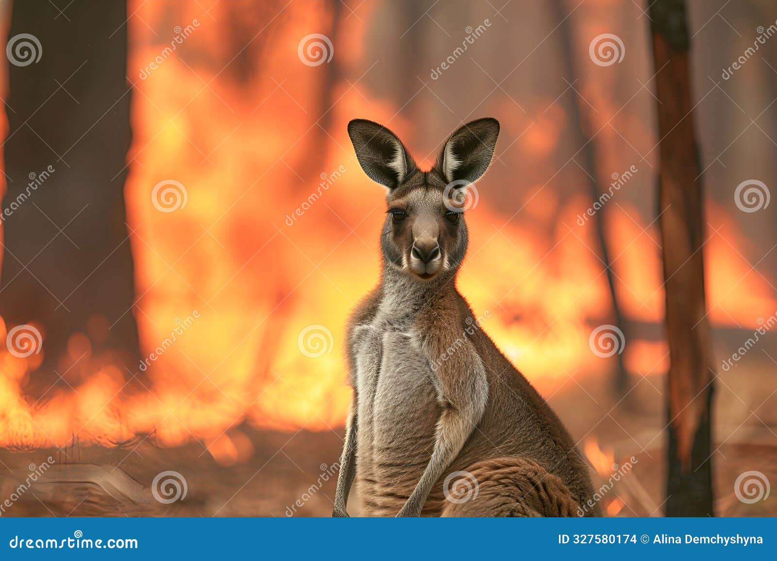 A Kangaroo in Front of Wildfire Flames Highlights the Importance of ...