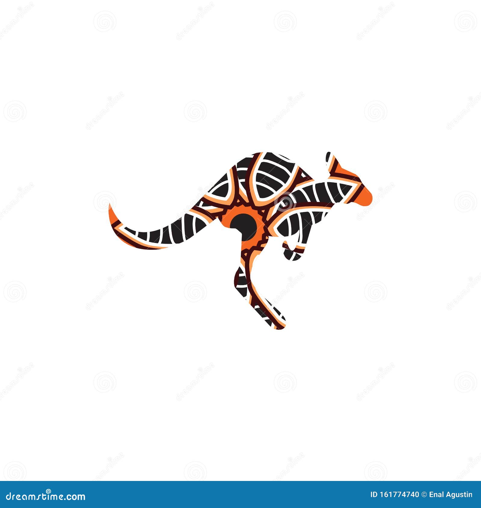 Aboriginal Kangaroo Tattoo