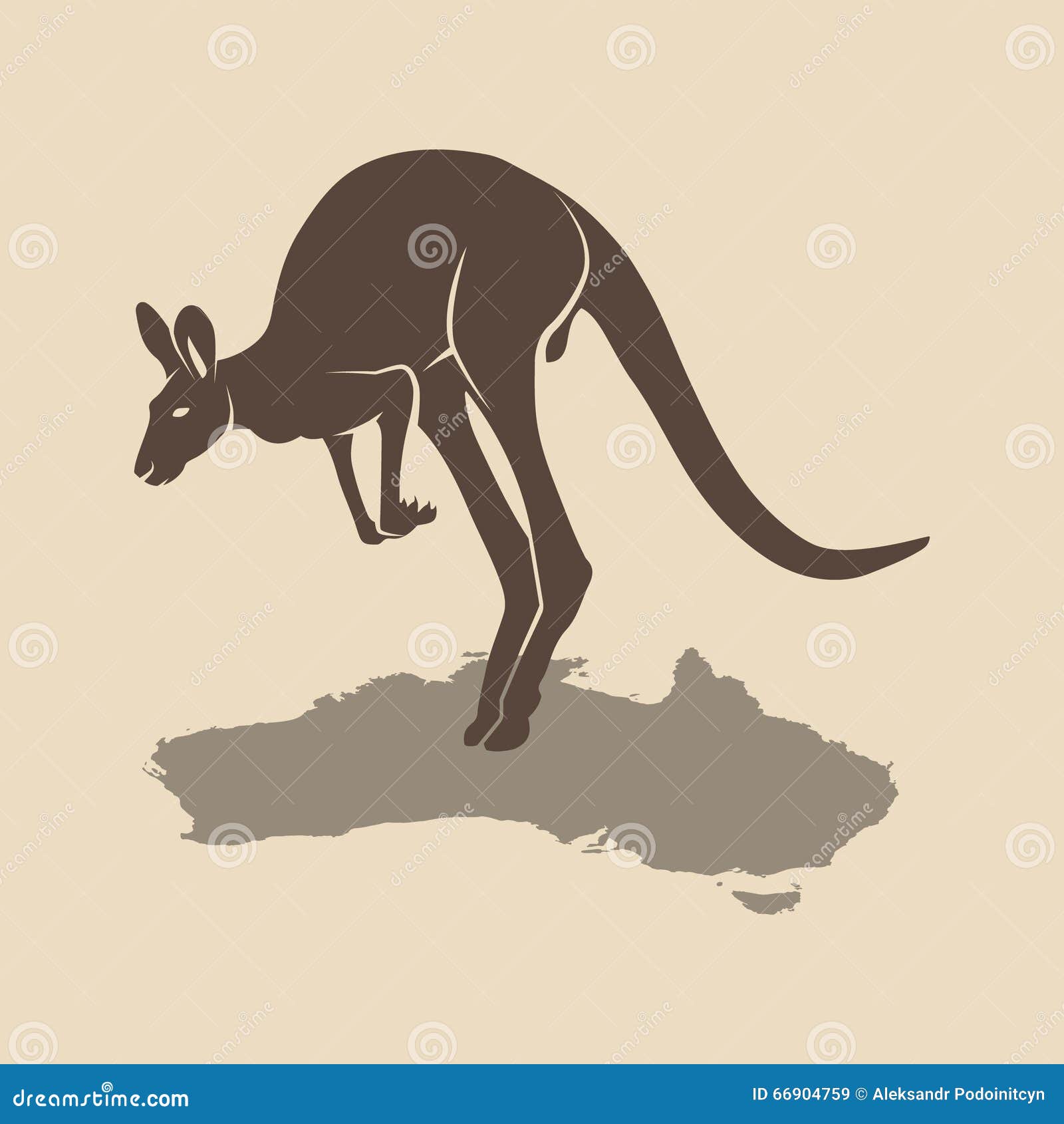 Kangaroo icon australia stock vector. Illustration of jump - 66904759