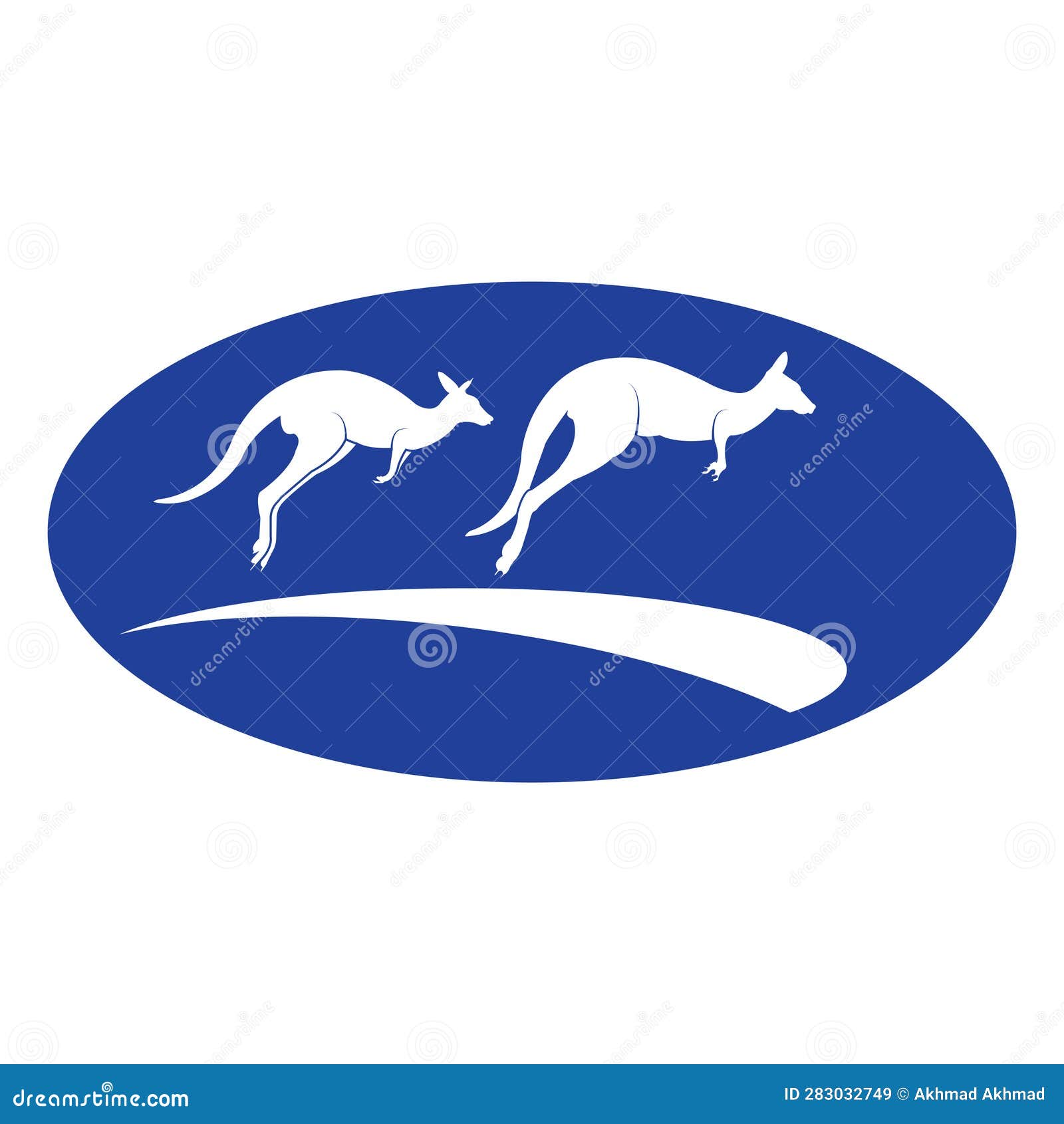 Kangaroo icon stock vector. Illustration of australian - 283032749