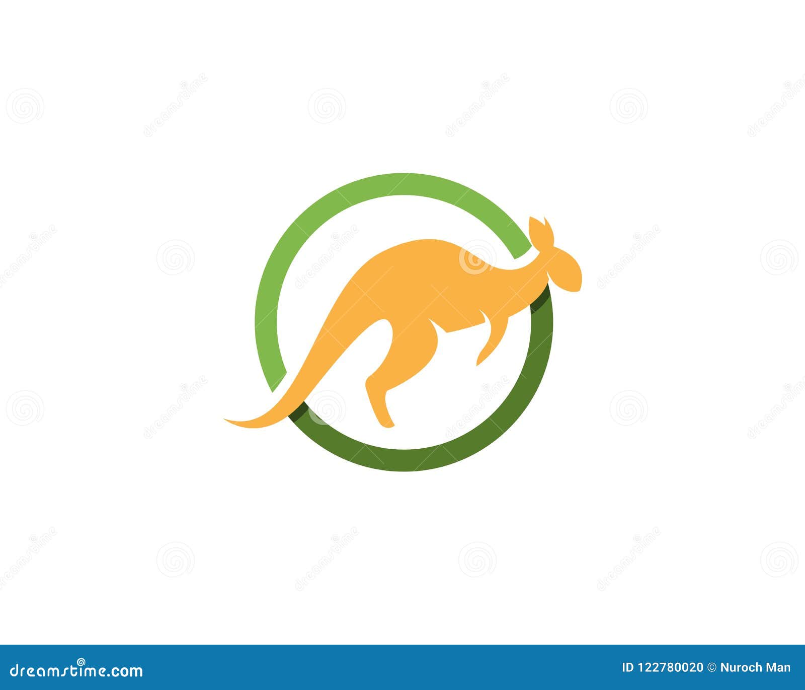 Kangaroo Icon Logo Design Vector Illustration Stock Vector ...