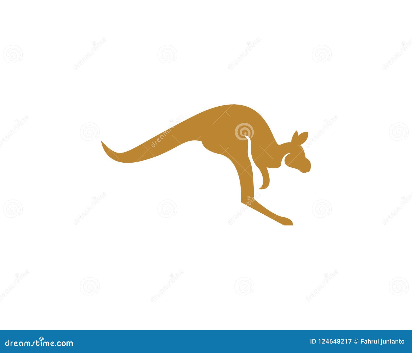 Kangaroo Icon Logo Design Vector Illustration Stock Vector ...