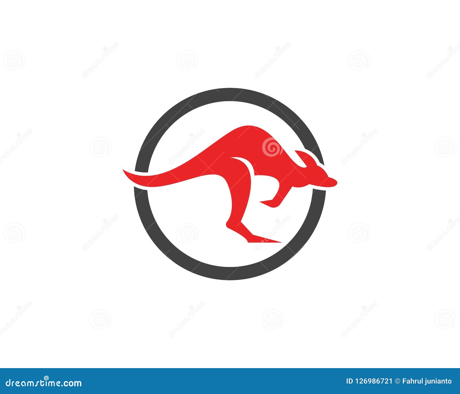 Kangaroo Icon Logo Design Vector Illustration Stock Vector ...