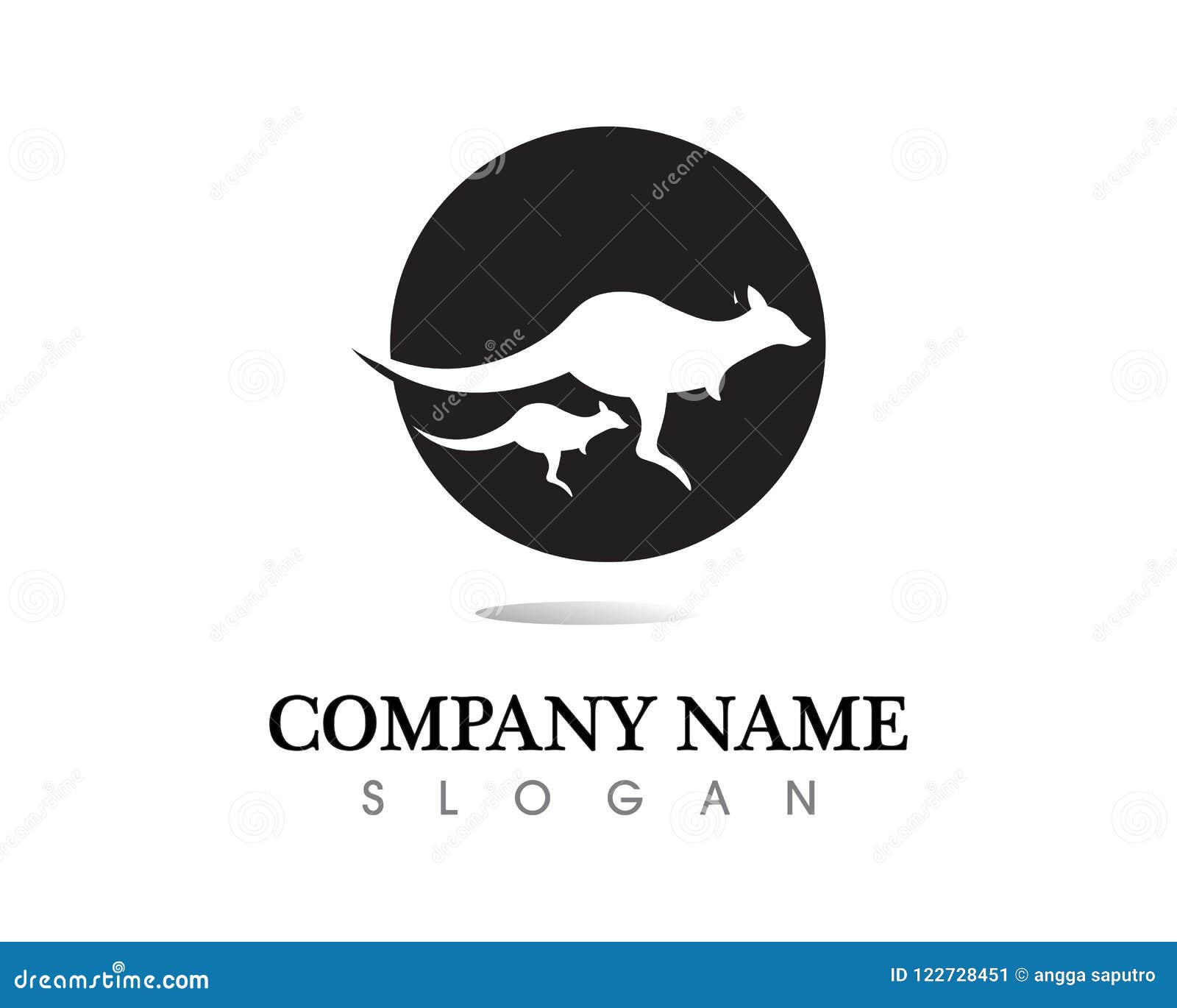 Kangaroo Icon Vector Australian Logo Animal Vector Design Stock ...