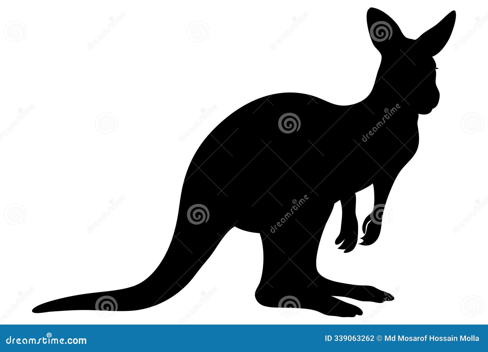 Kangaroo Kicks: Vector Illustrations of Australia S Bouncers Stock ...