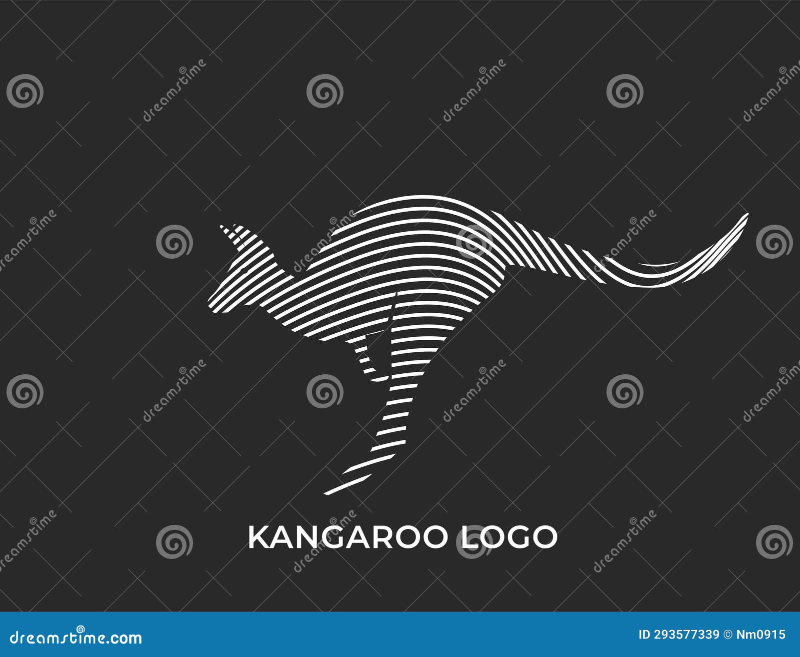 Kangaroo Logo. Company Logotype and Brand Identity Design Stock Vector ...