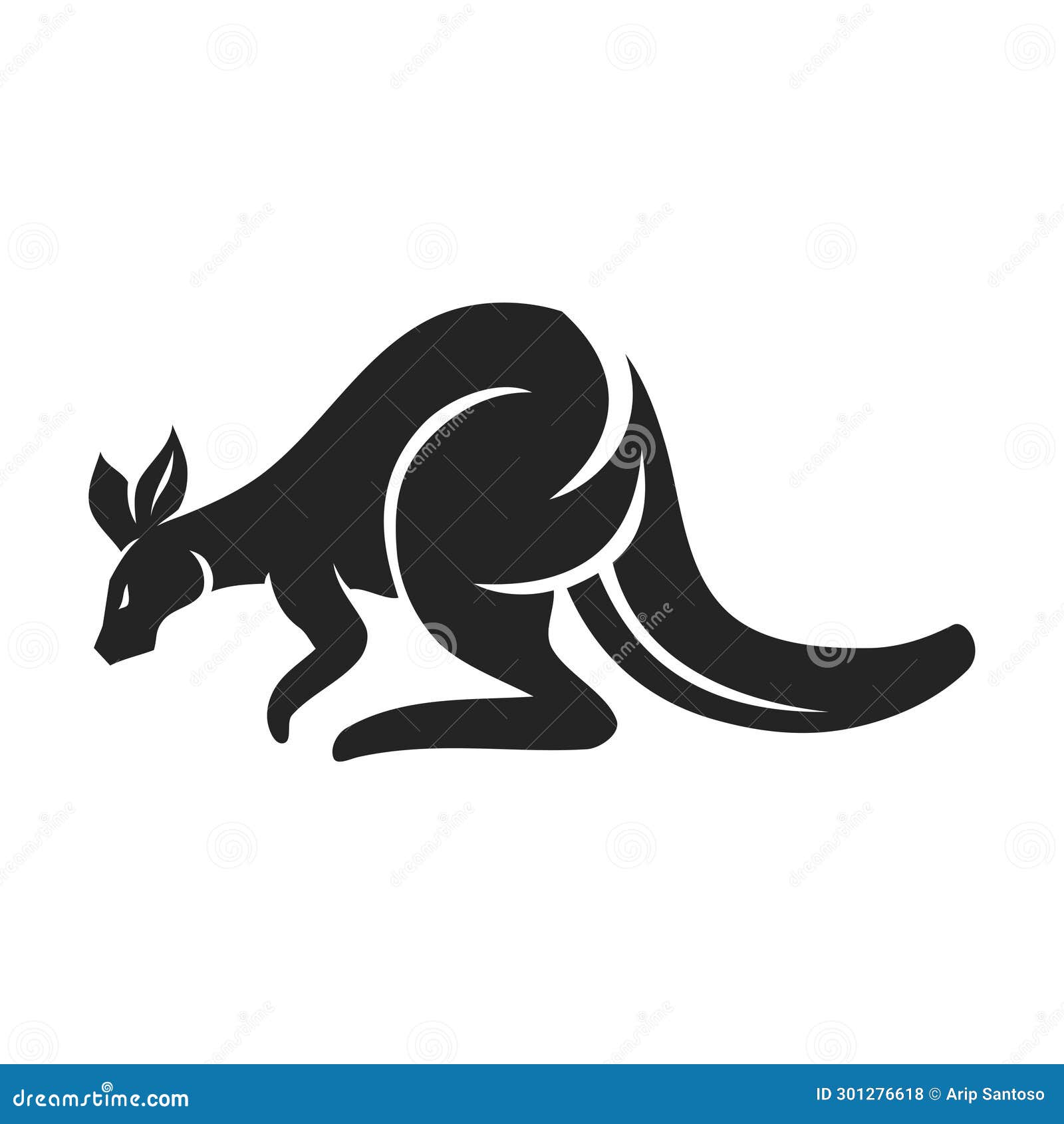 Kangaroo Logo Template Isolated. Brand Identity. Icon Abstract Vector ...