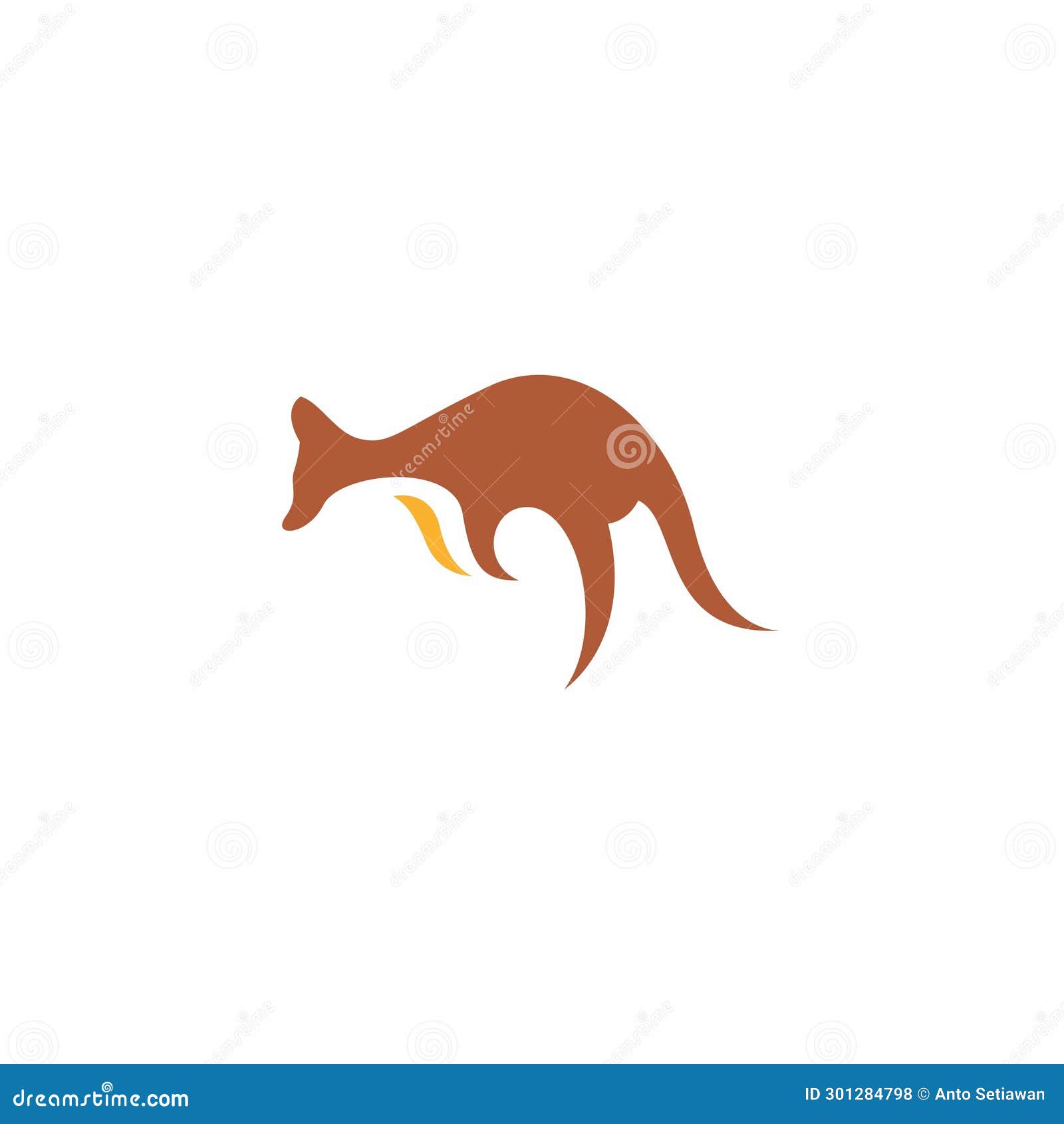 Kangaroo Logo Template. Kangaroo Vector Icon Stock Vector ...