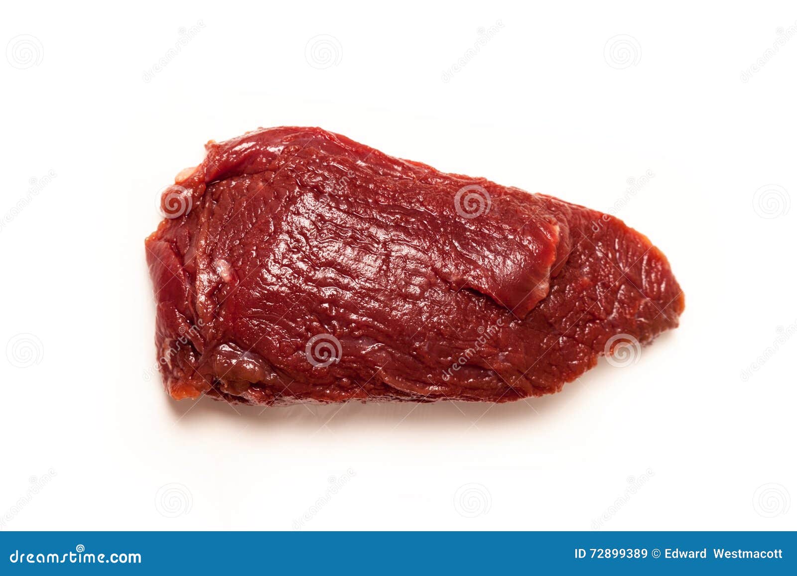 Kangaroo Meat Isolated On A White Studio Background. Stock Image ...