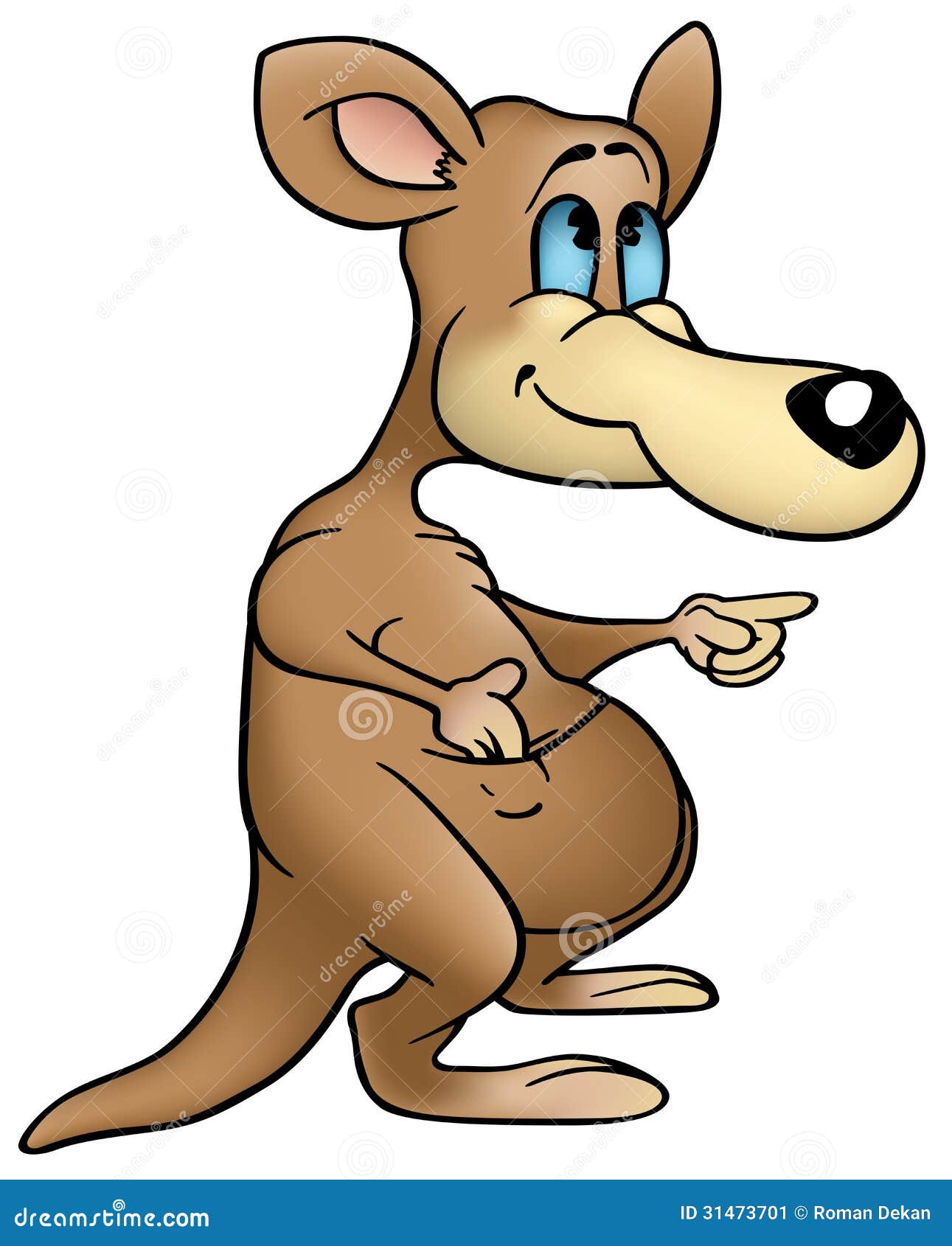 Kangaroo stock vector. Illustration of clipart, vector - 31473701