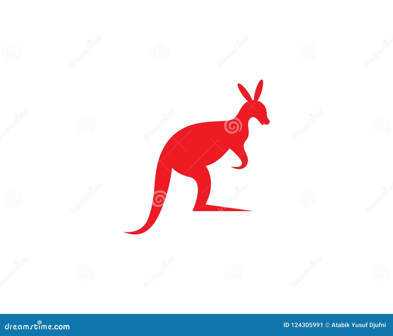 Kangaroo Symbol Illustration Stock Vector - Illustration of black ...
