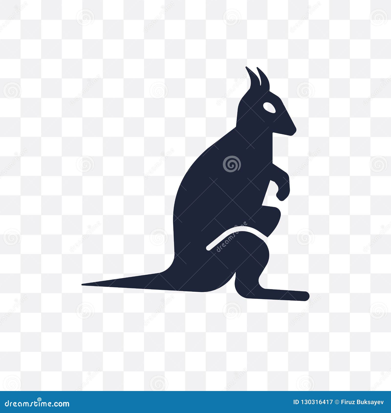 Kangaroo Transparent Icon. Kangaroo Symbol Design from Animals C Stock ...