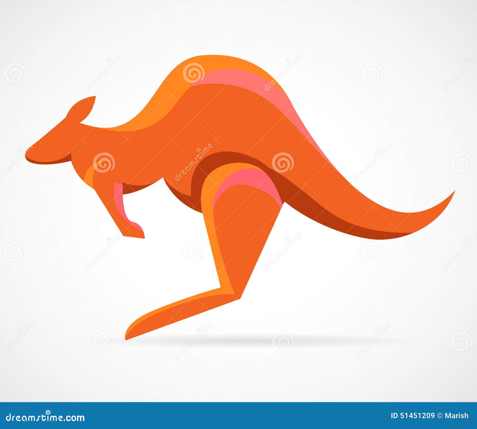 Kangaroo - Vector Illustration Stock Vector - Illustration of symbol ...