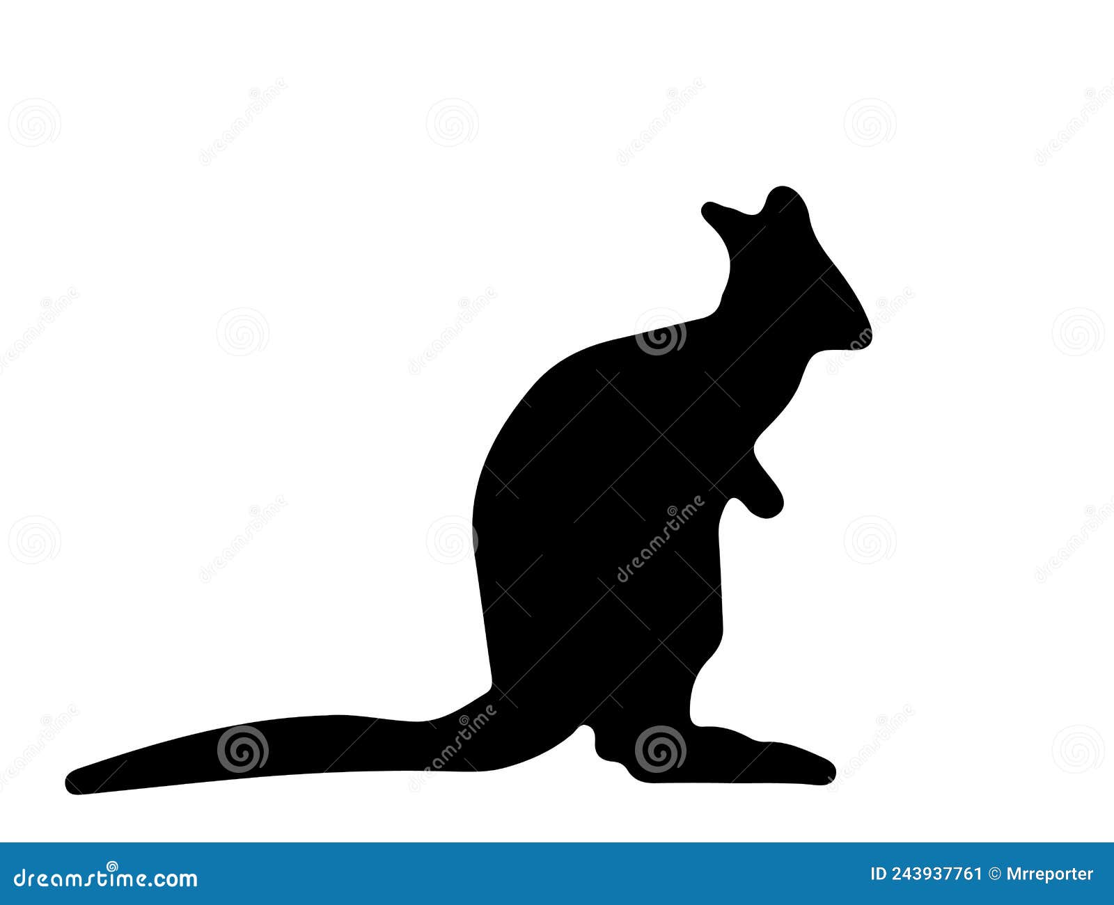 Kangaroo Wallaby Baby Winking Cute Vector Cartoon Character ...