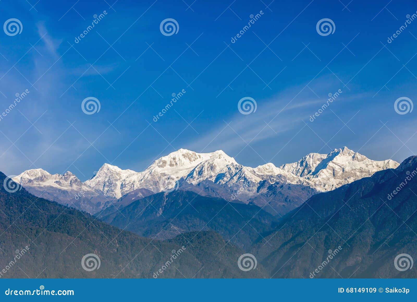 Kangchenjunga Mountain View Stock Image - Image of nature, range: 68149109