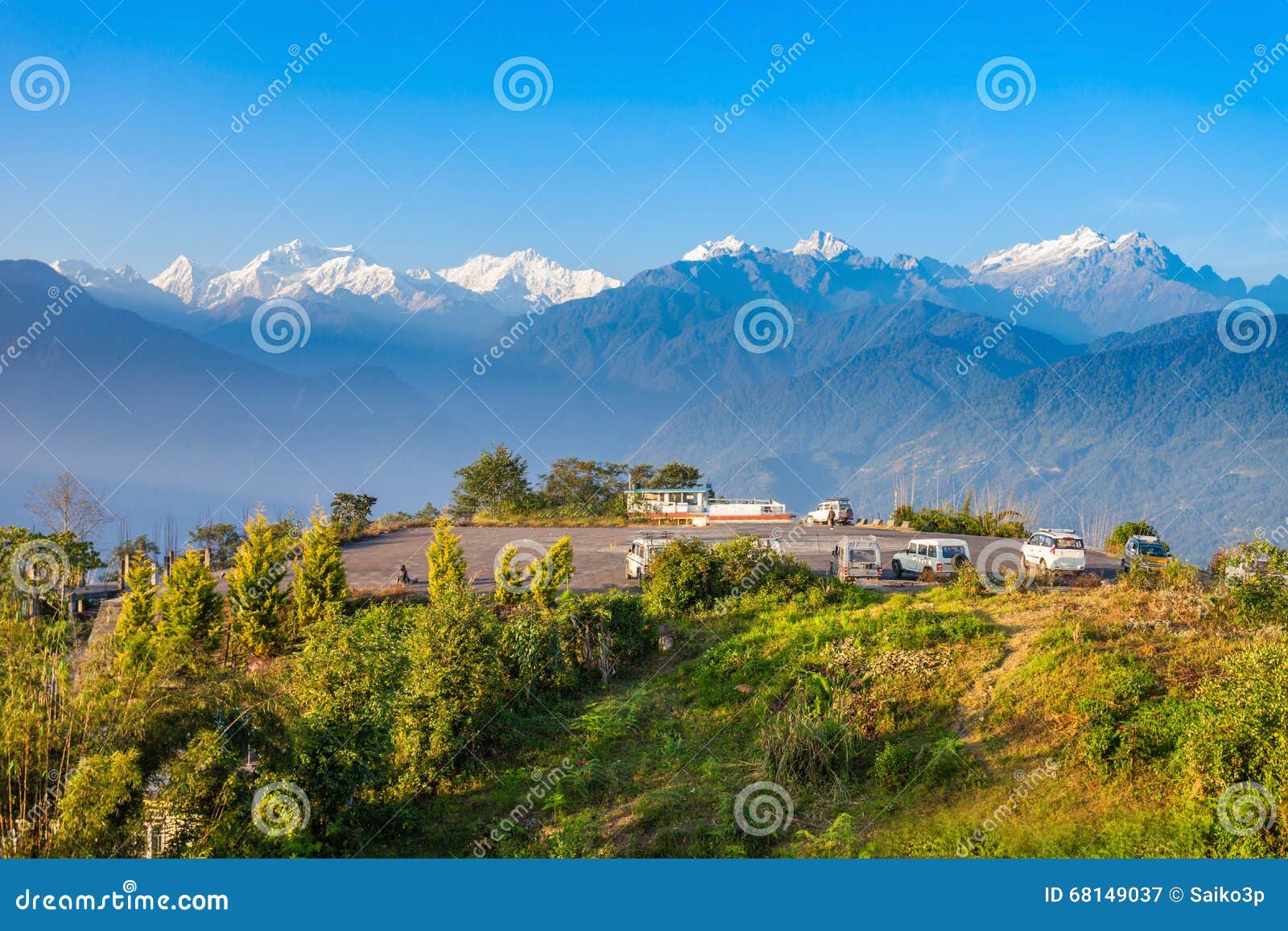 Kangchenjunga Viewpoint, Pelling Stock Image - Image of nepal ...