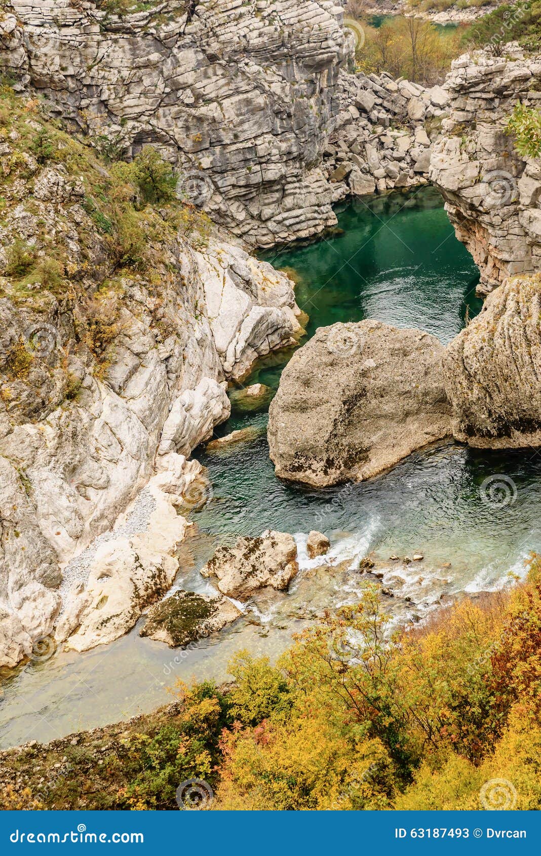 Kanjon Moraca I Montenegro, Europa Fotografering för Bildbyråer - Bild ...