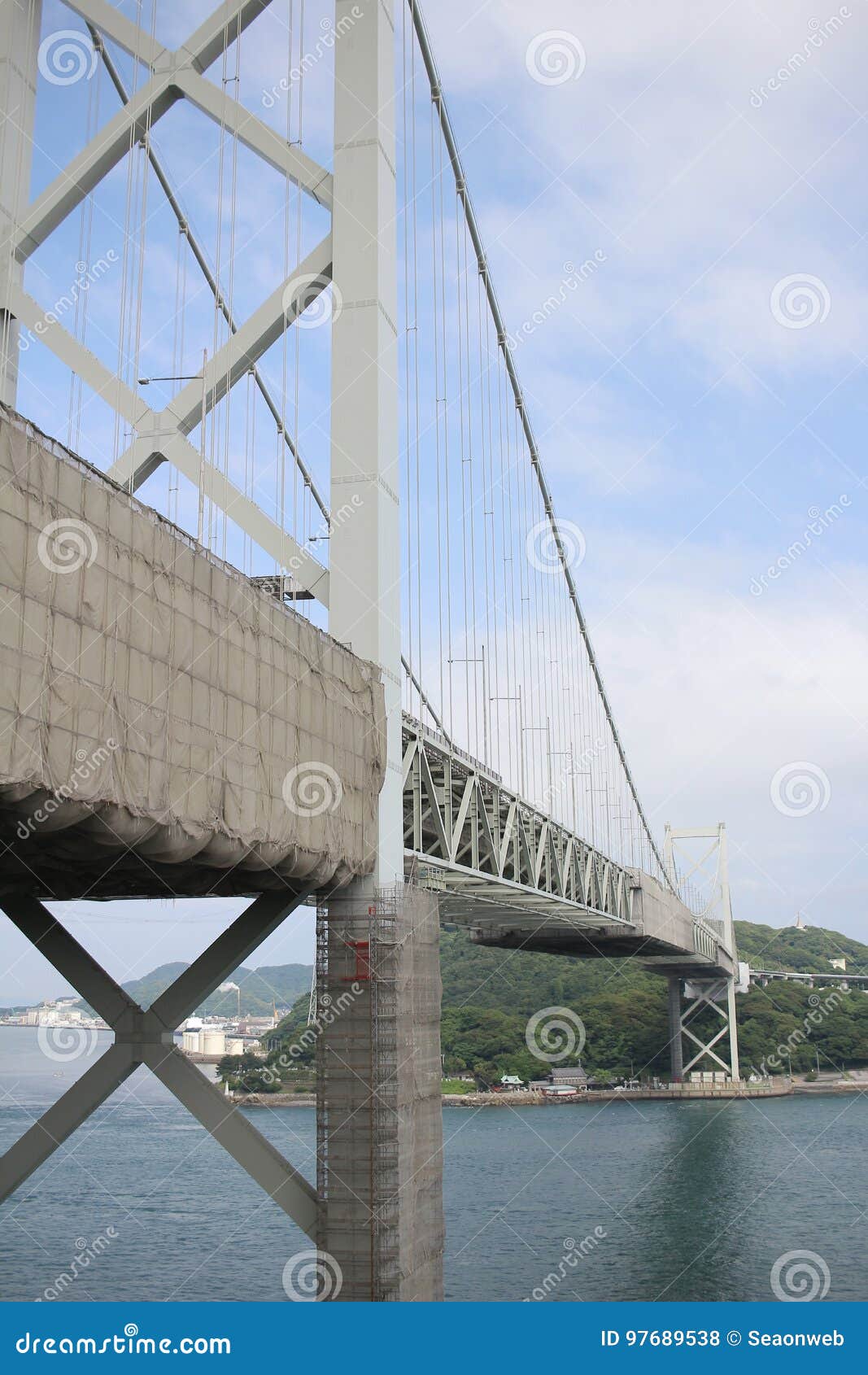 The Kanmonkyo Bridge at Japan Stock Photo - Image of expressway ...