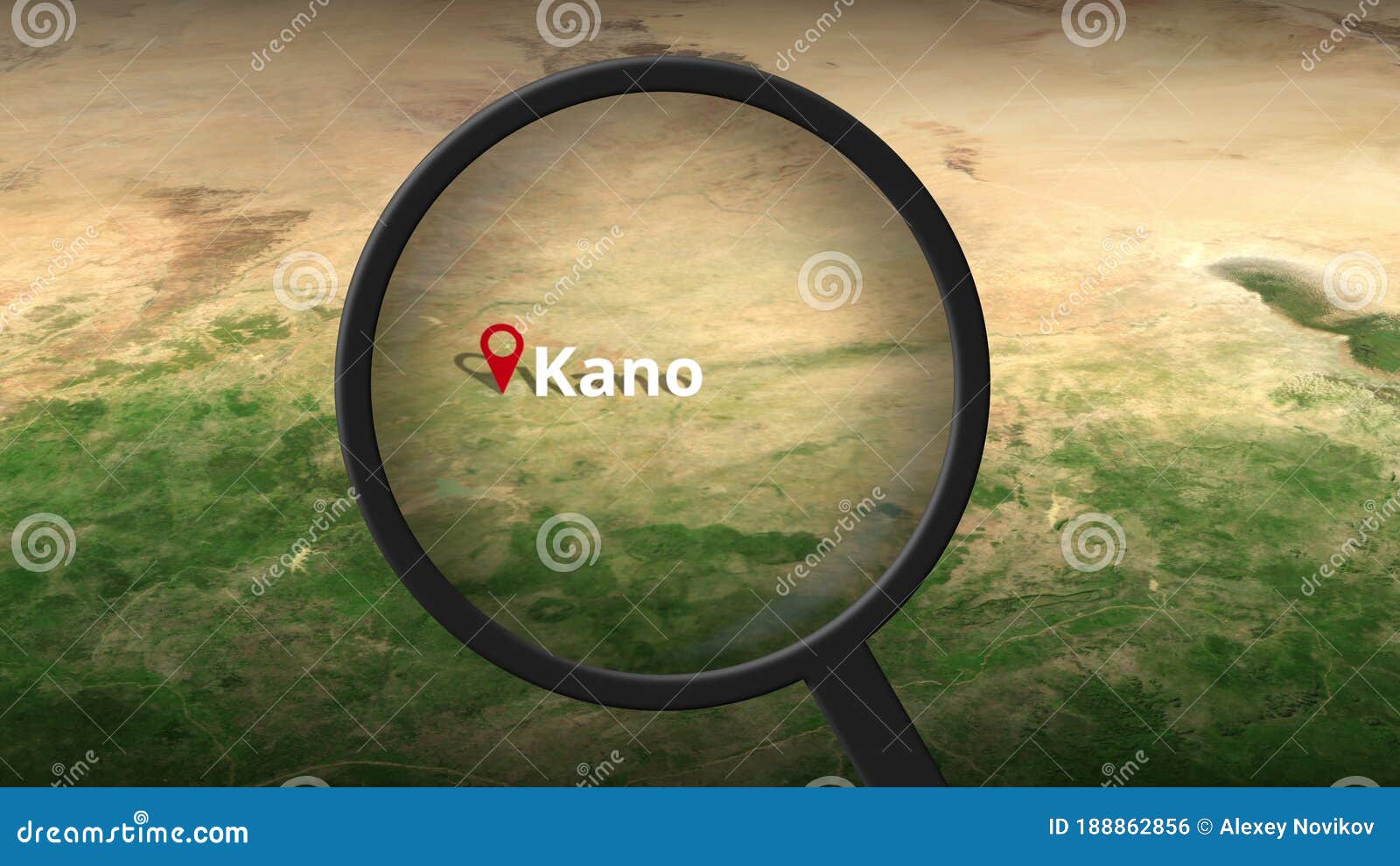 Kano City Federal Republic Of Nigeria, Kano State Map Vector ...