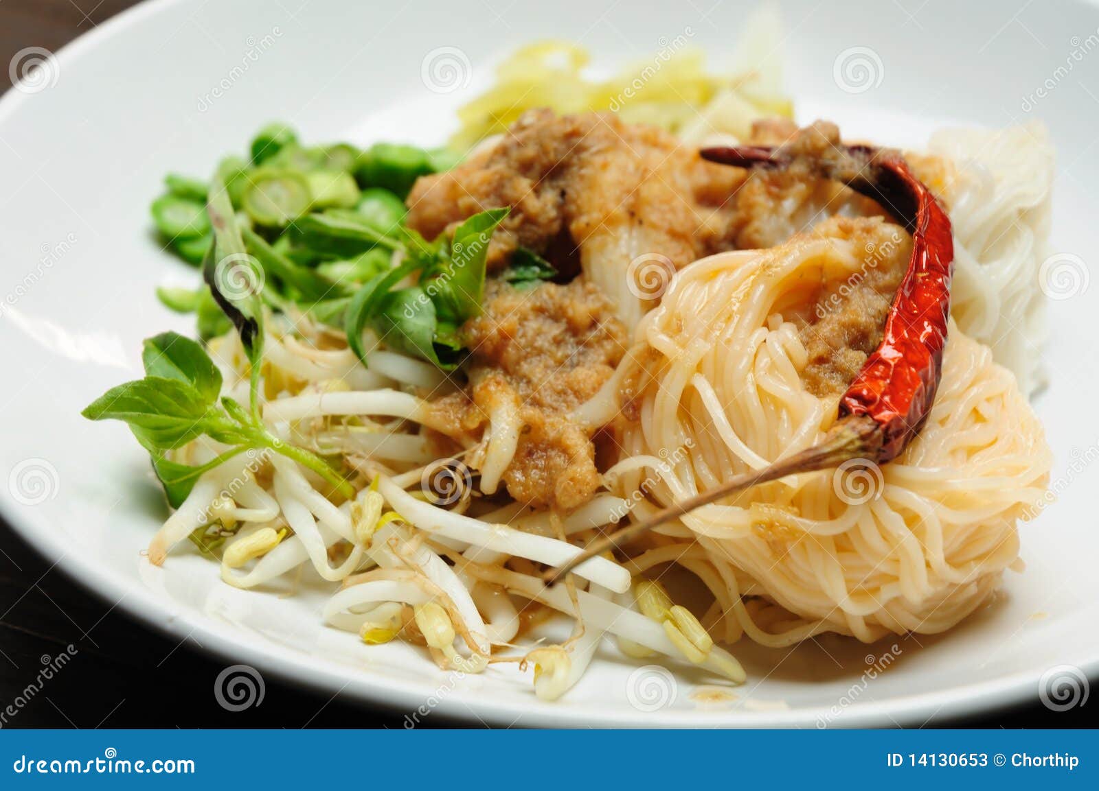 Kanom Chin stock image. Image of culture, delicious, ball - 14130653