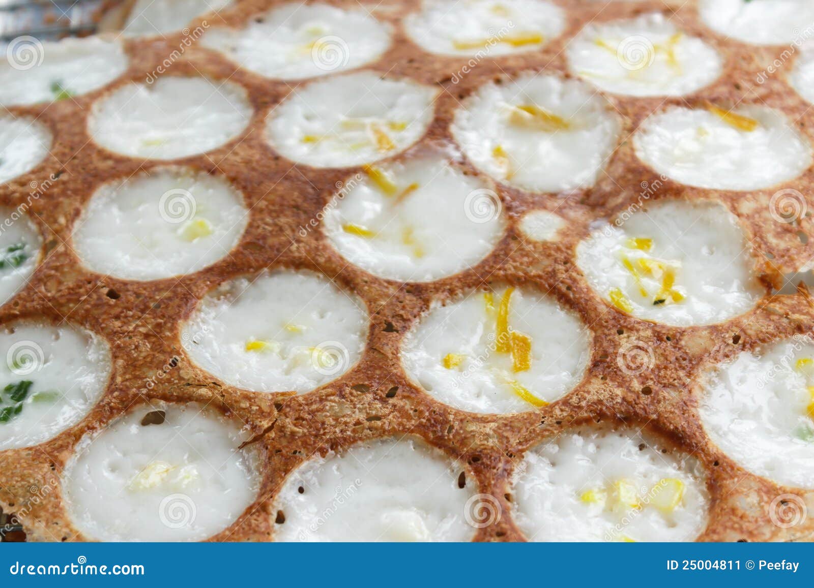 Kanom krok stock image. Image of culture, flour, cooking - 25004811