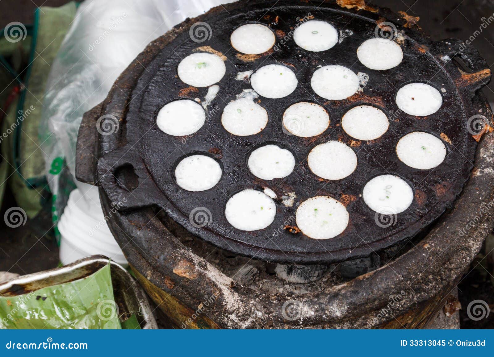 Kanom Krok stock image. Image of food, thailand, milk - 33313045