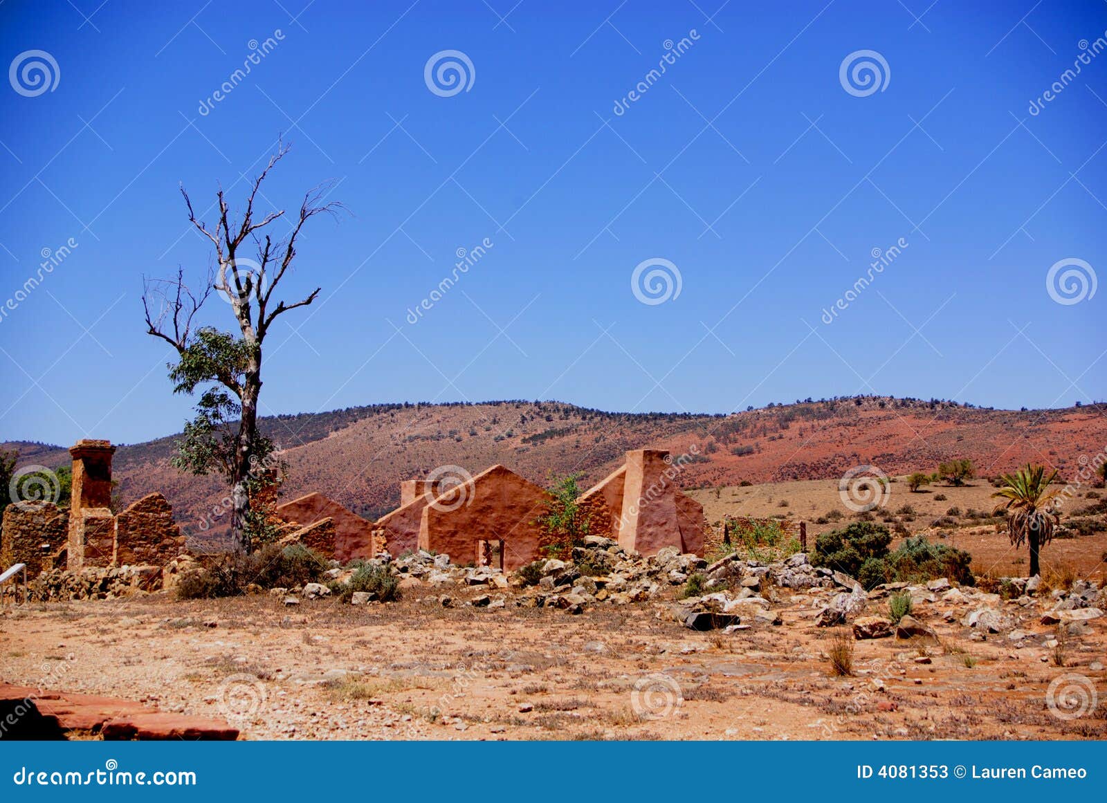 Kanyaka Homestead Ruins stock image. Image of farm, ruins - 4081353