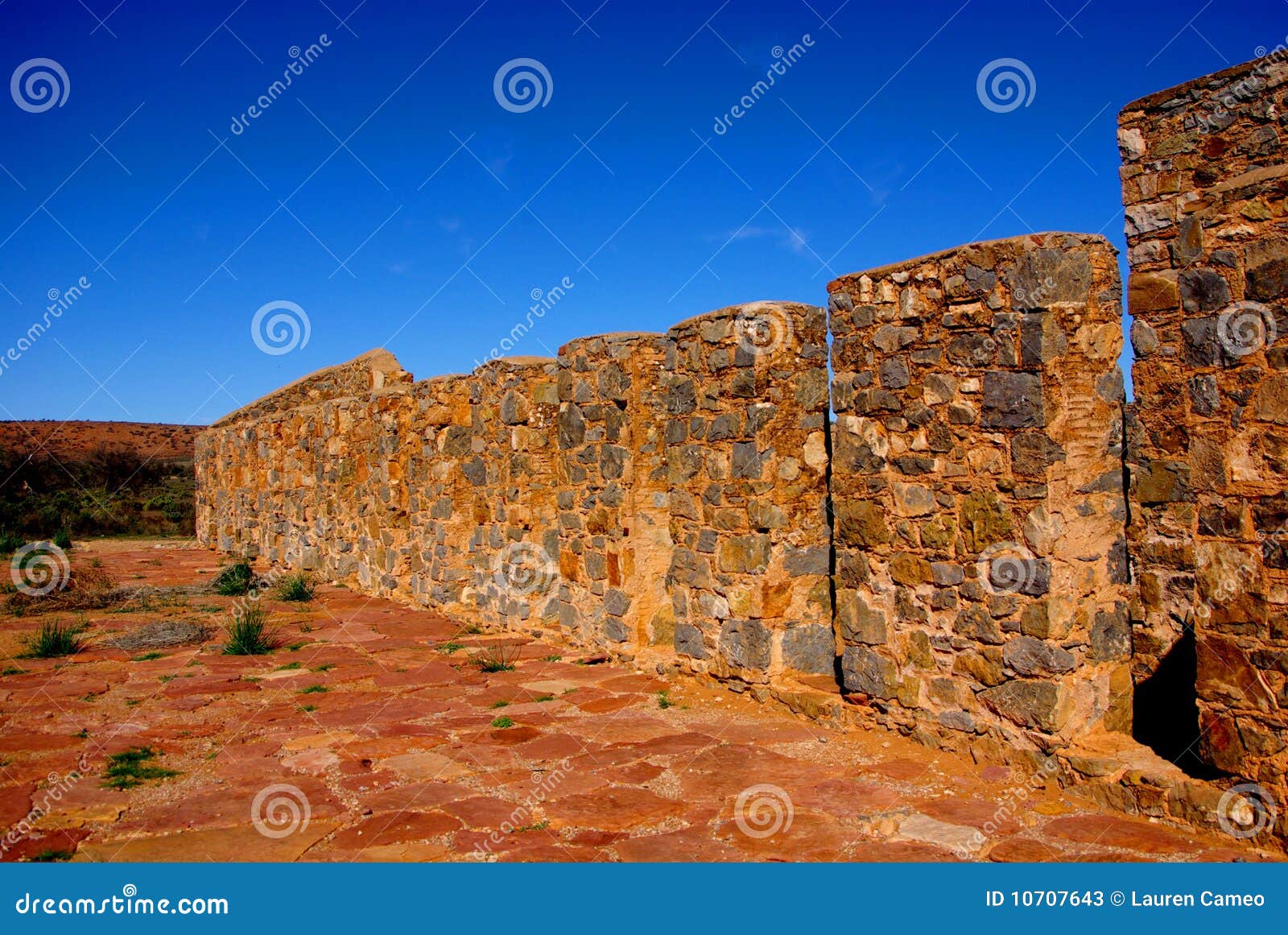Kanyaka Ruins stock image. Image of stead, ruin, highway - 10707643