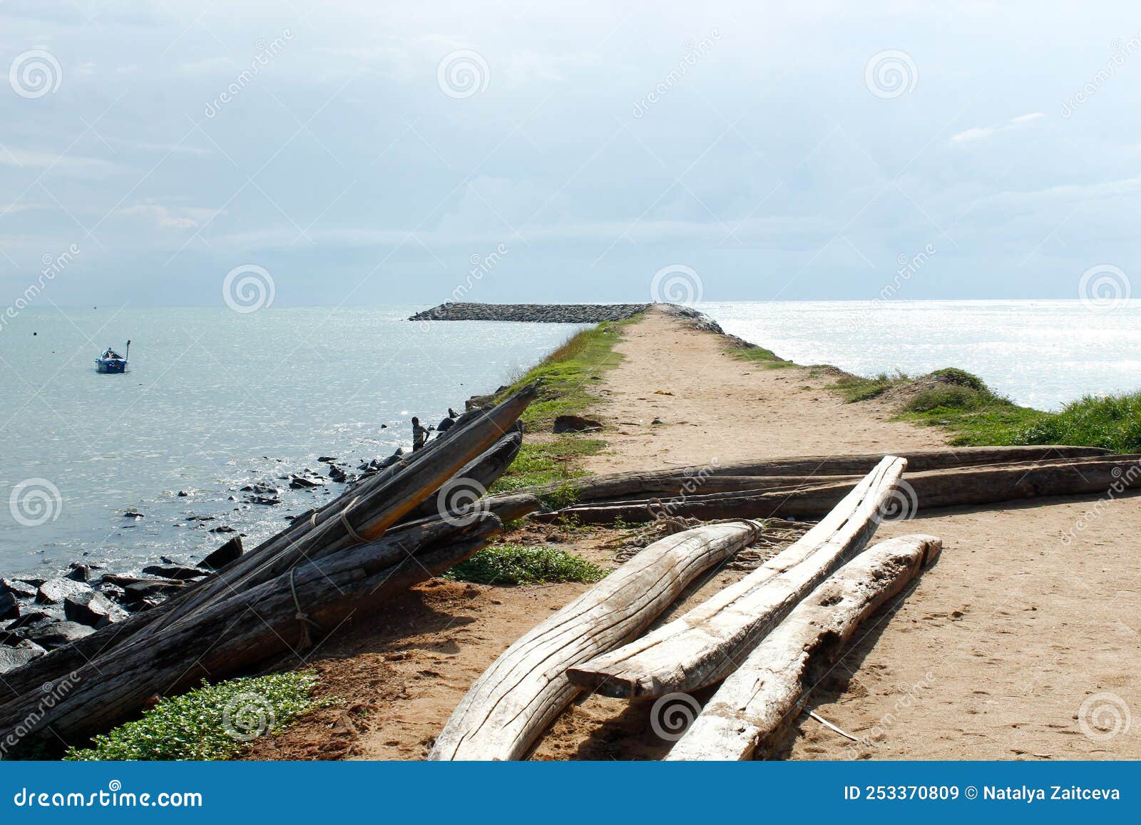 Kanyakumari Pier (Cape Comorin). India Stock Image - Image of cape ...
