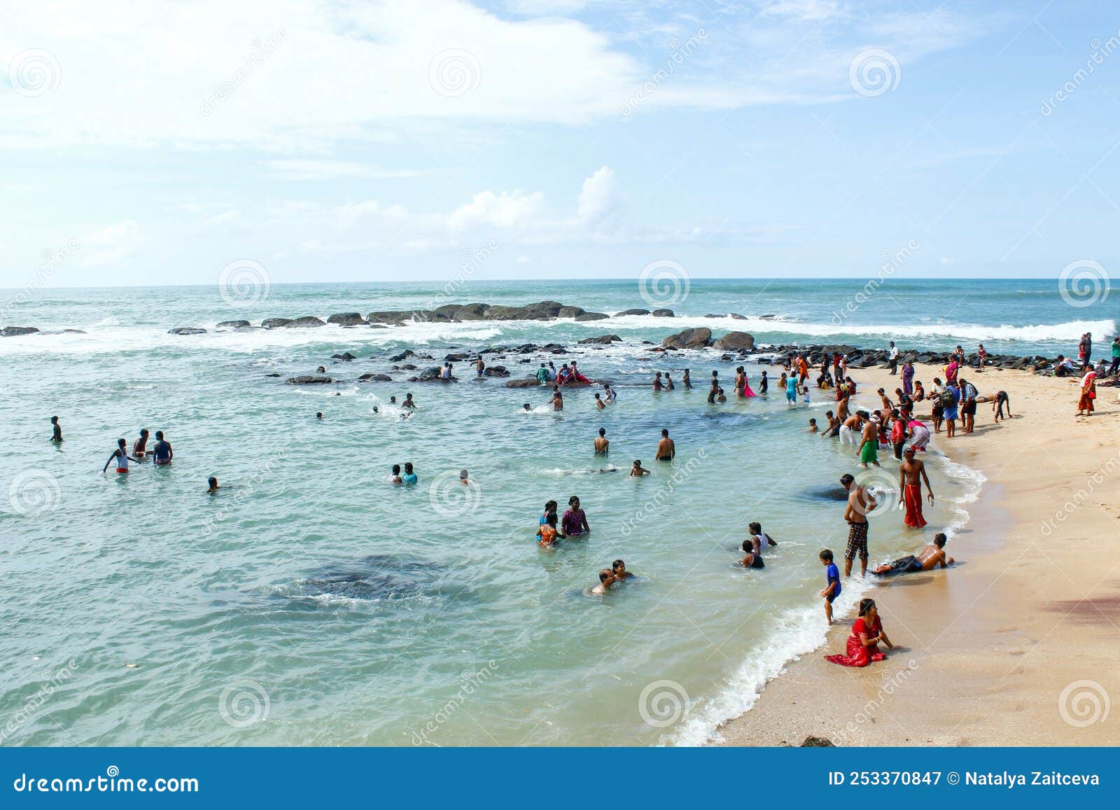 Kanyakumari Punta Sur De India. Cabo Comorin Kanyakumari India ...