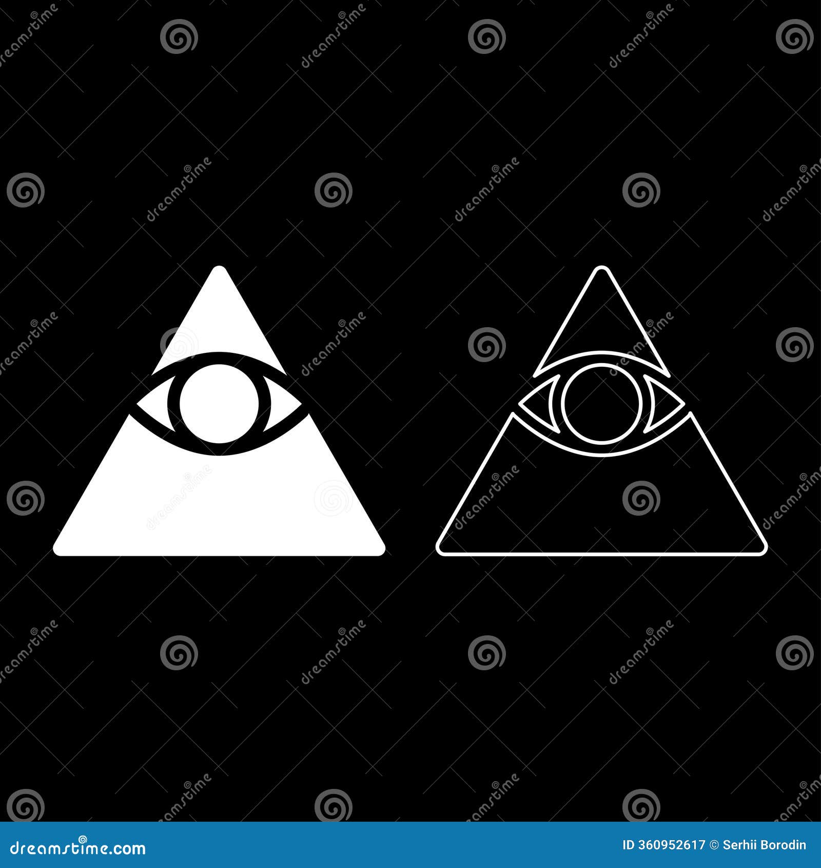 Kao Give All Seeing Eye In Pyramid Inside Triangle Illuminati Symbol ...