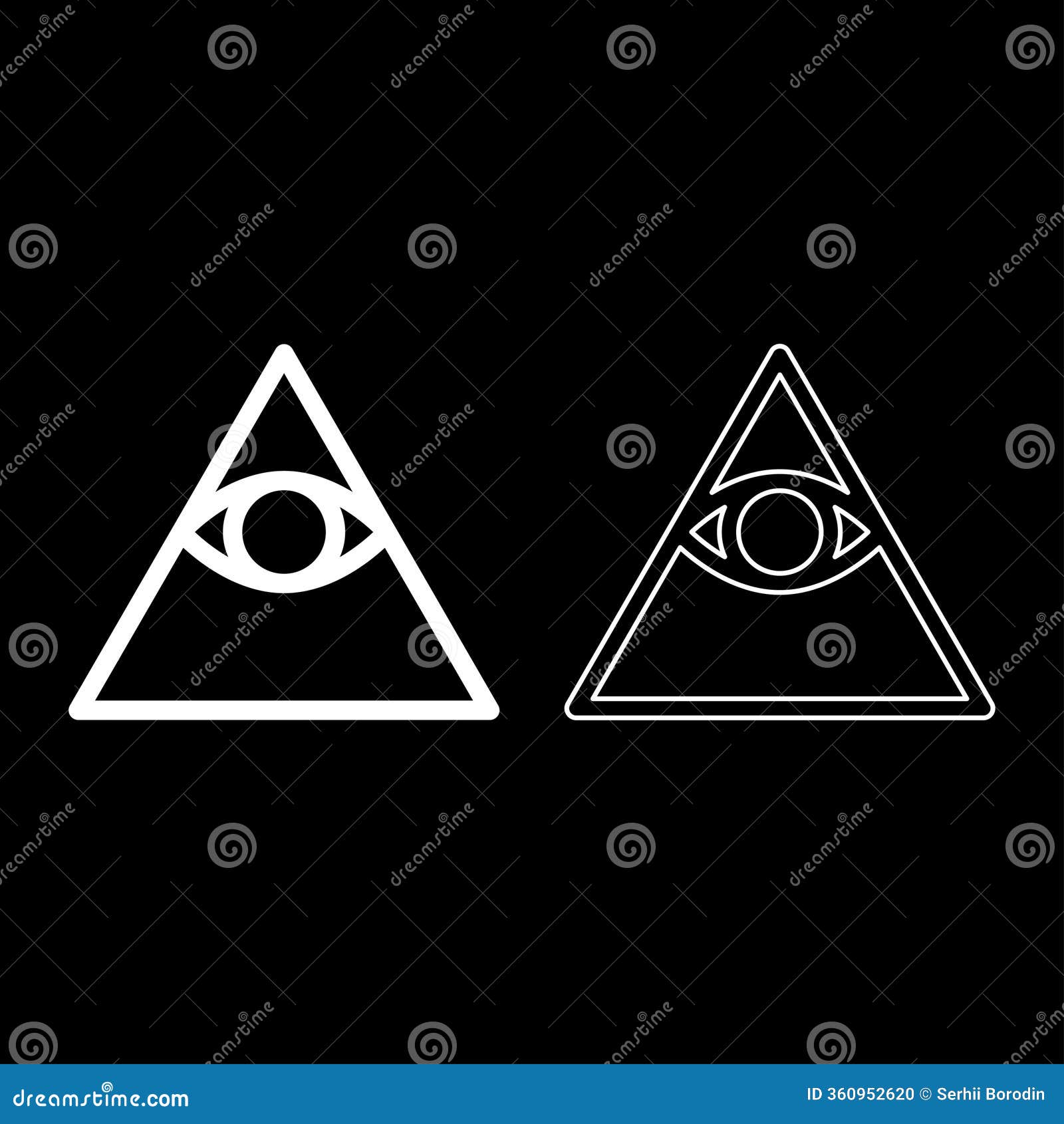 Kao Give All Seeing Eye In Pyramid Inside Triangle Illuminati Symbol ...
