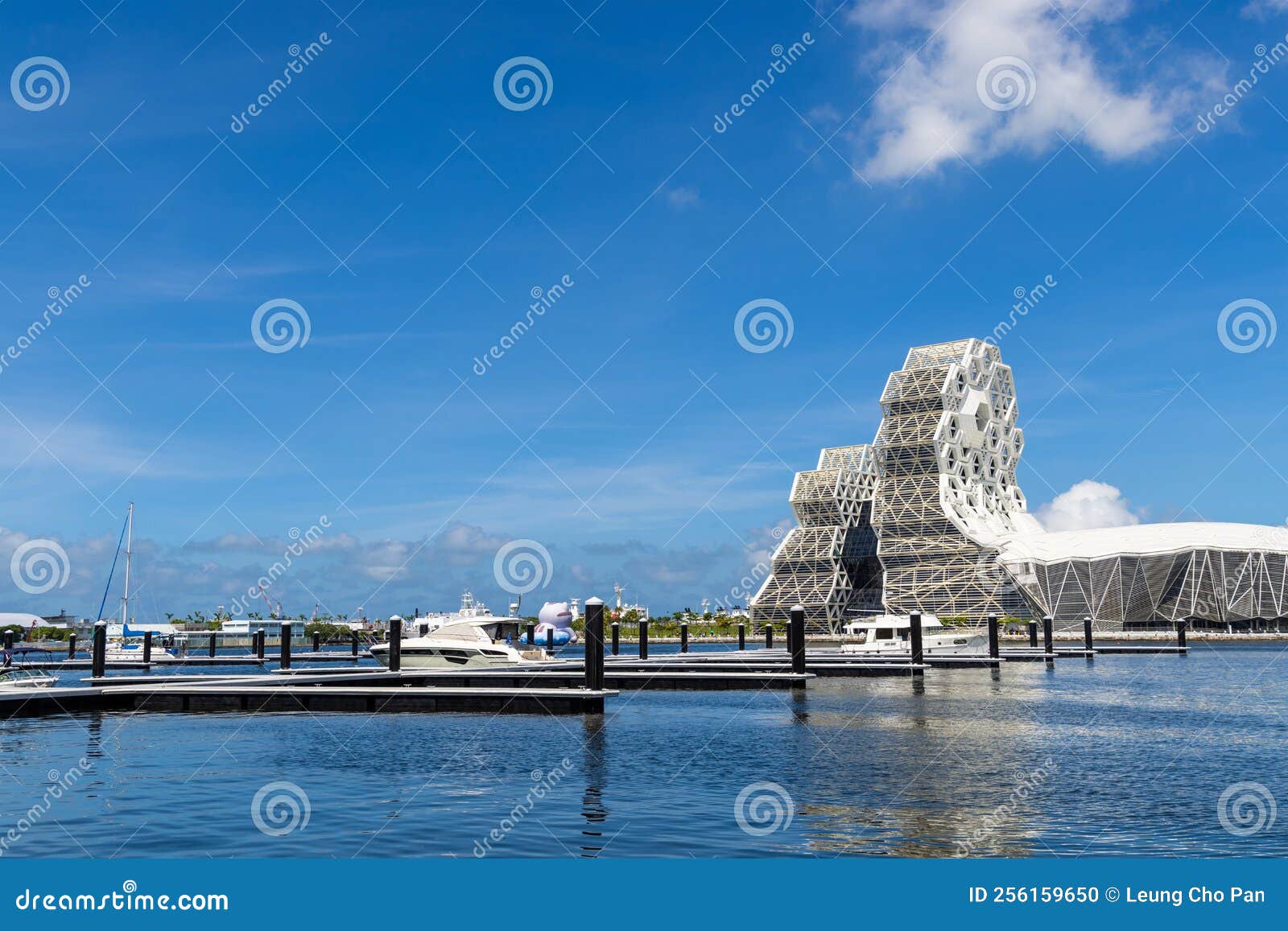 Kaohsiung Harbor Bay Skyline in Taiwan Stock Photo - Image of traffic ...