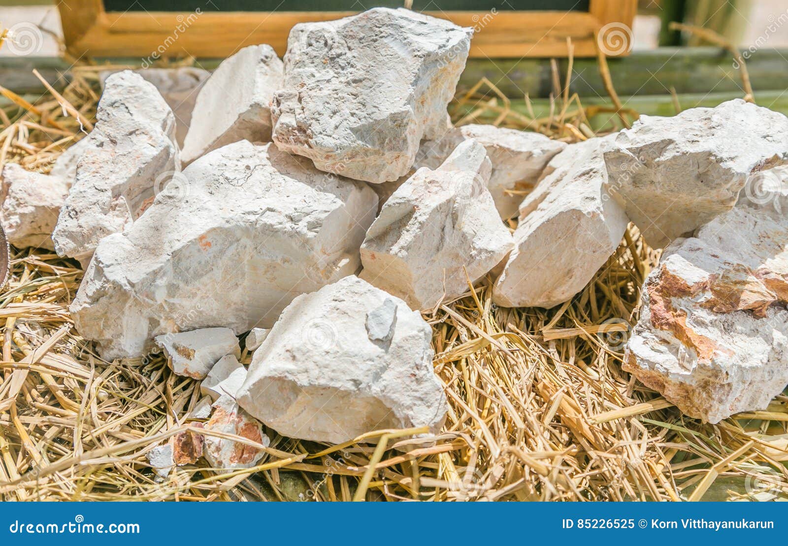 Kaolin, China Clay or White Rock Stock Image - Image of china, source ...