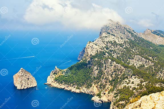Kap Formentor, Mallorca stockfoto. Bild von berg, mallorca - 33600258