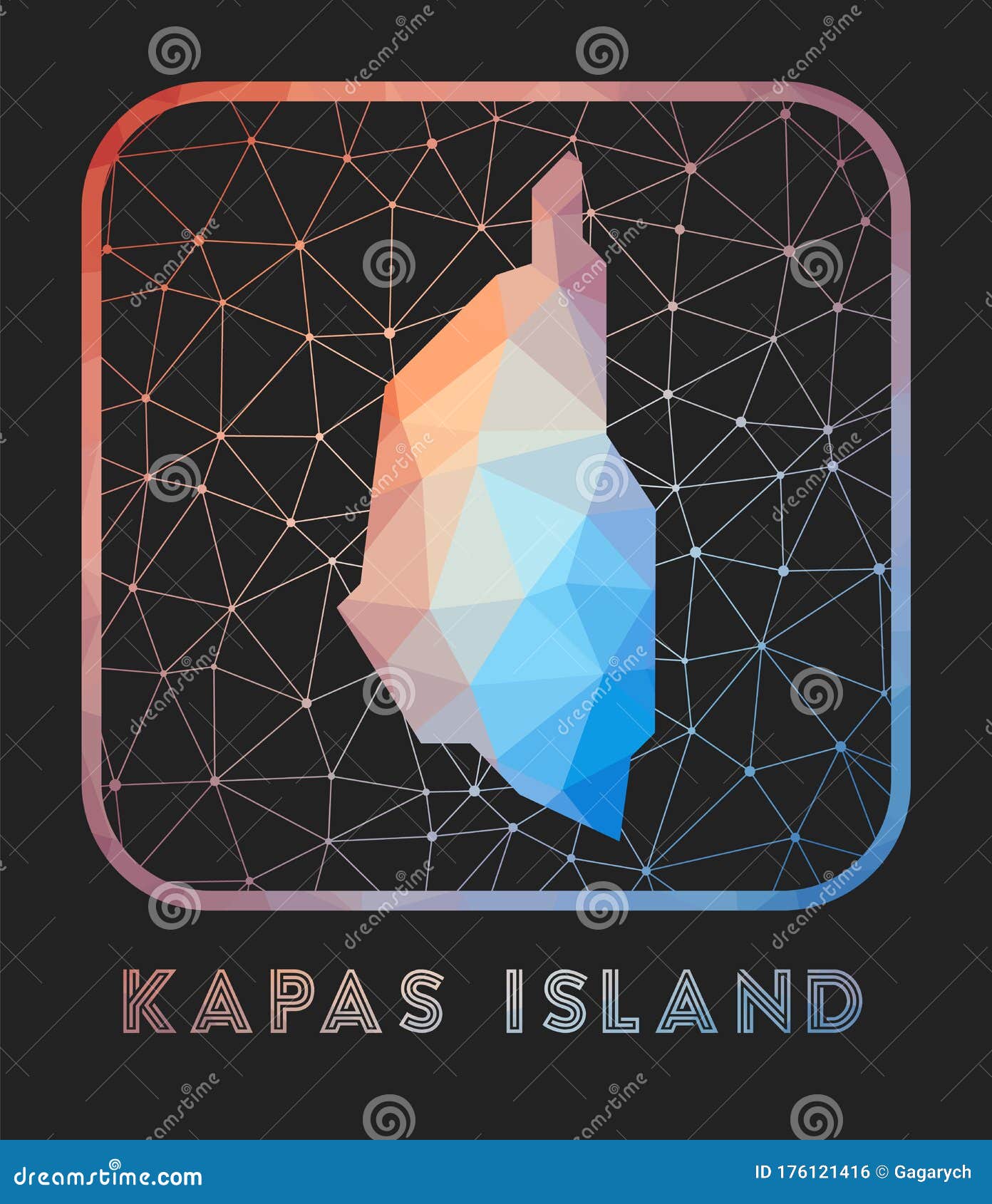 Kapas Island Icons Collection. Cartoon Vector | CartoonDealer.com ...