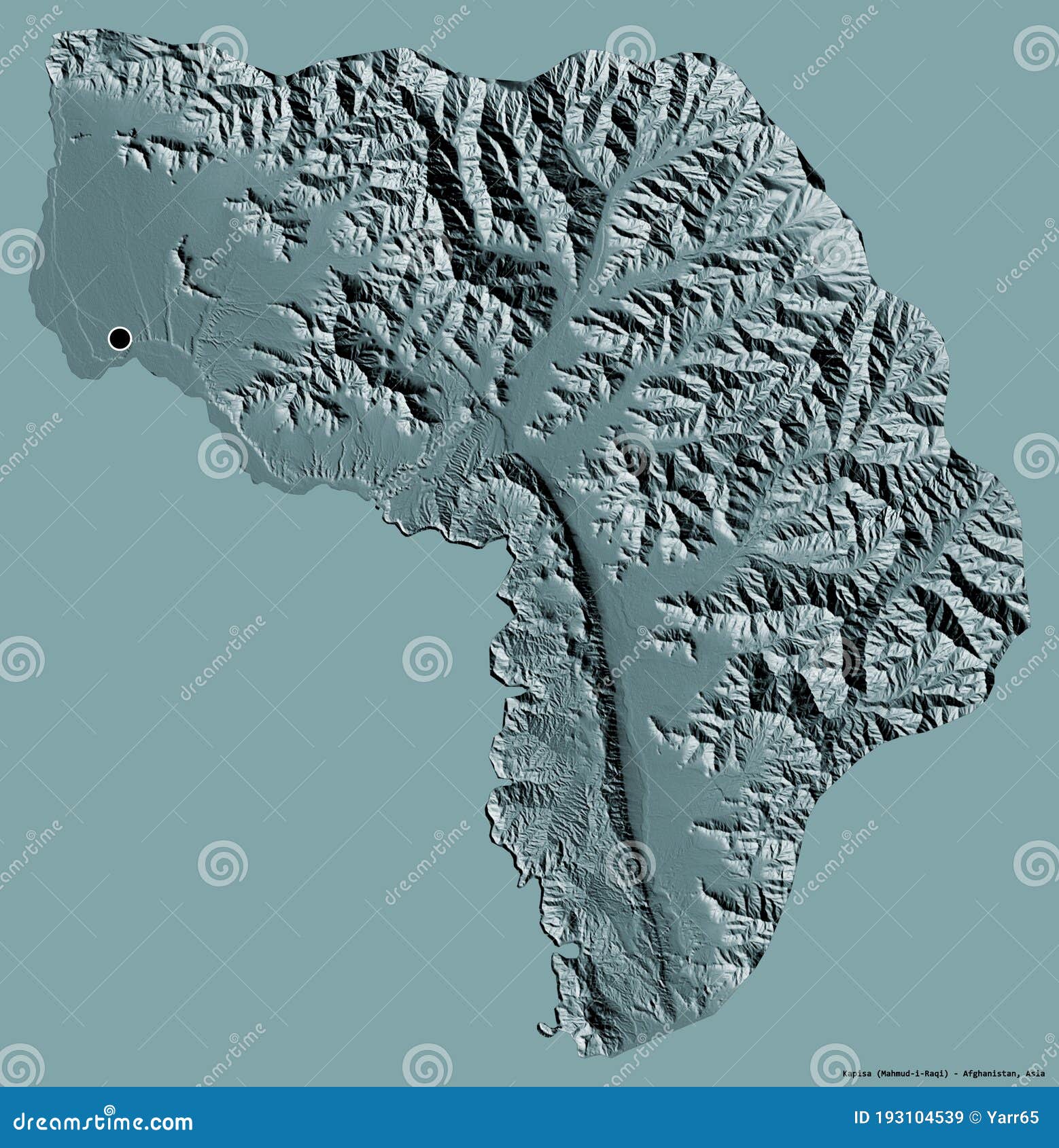 Kapisa, Province of Afghanistan, on Solid. Administrative Stock ...