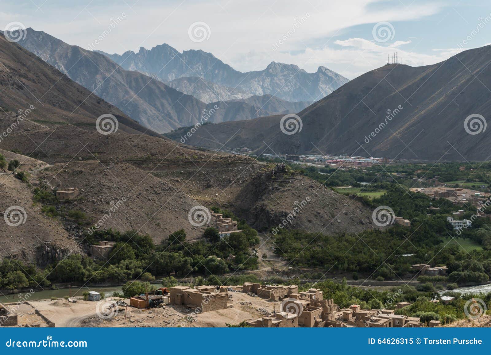 Kapisa Valley in Afghanistan Editorial Image - Image of army, middle ...
