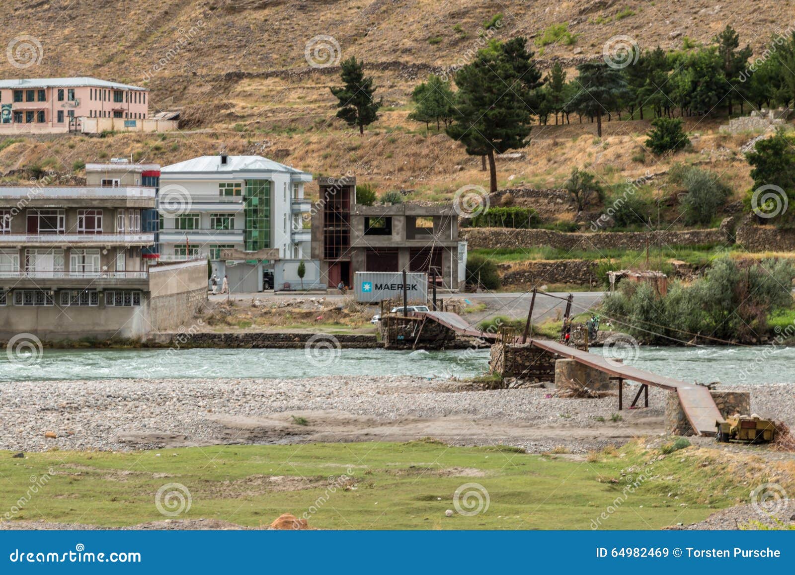 Kapisa Valley in Afghanistan Editorial Stock Image - Image of middle ...