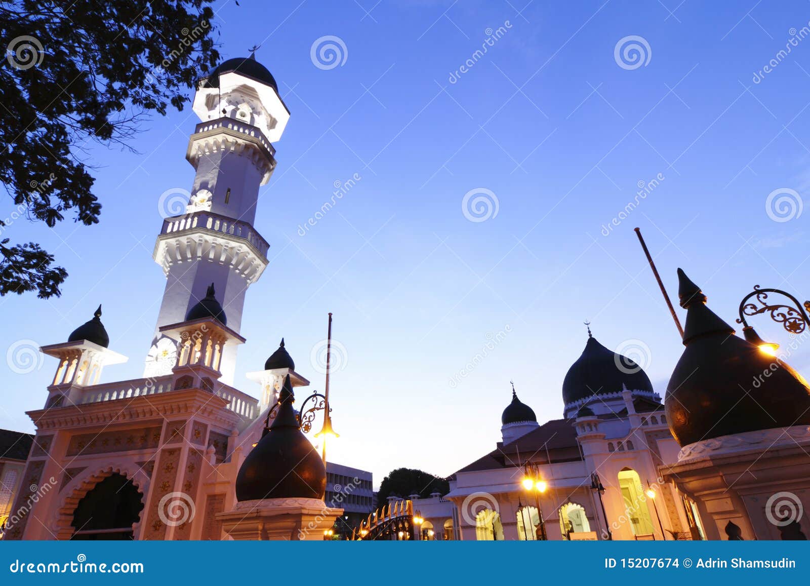 Kapitan Keling Mosque stock photo. Image of spirituality - 15207674