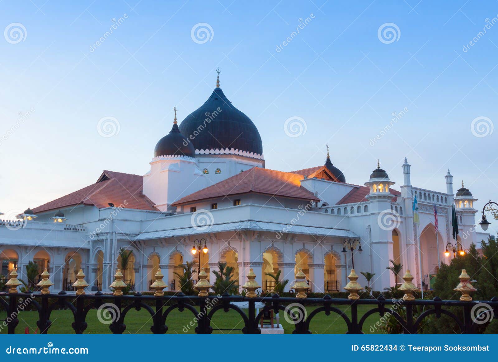 Kapitan Keling Mosque stock photo. Image of keling, asia - 65822434