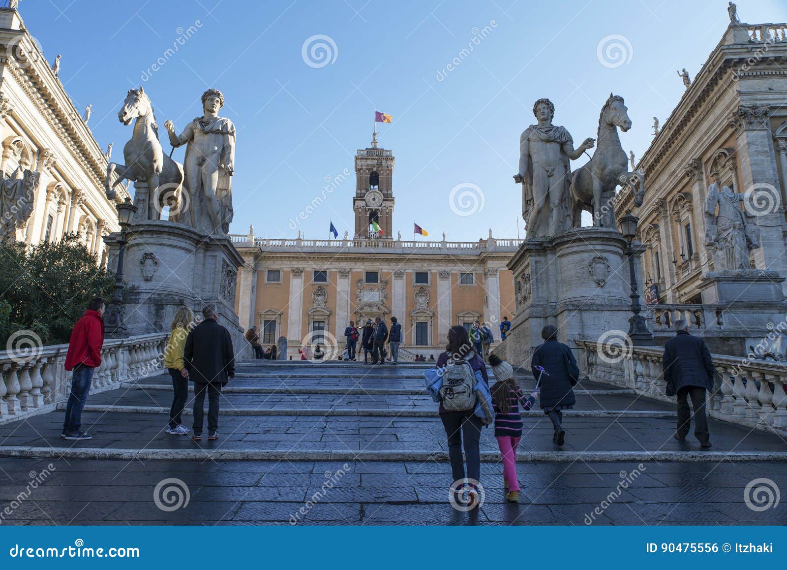 Kapitol, Rom redaktionelles foto. Bild von stadt, kaiser - 90475556